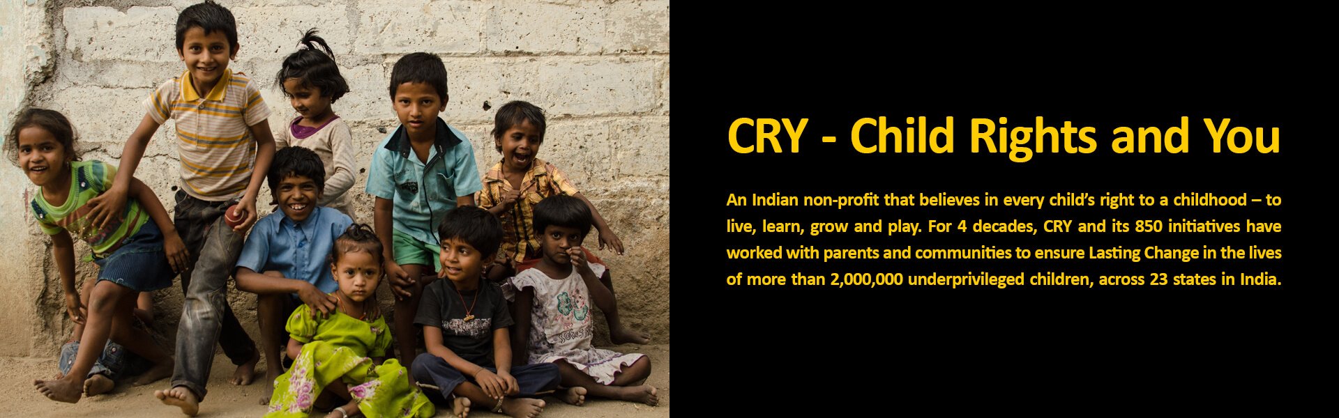 Top NGO in India to Support Child Rights & Underprivileged Children- CRY